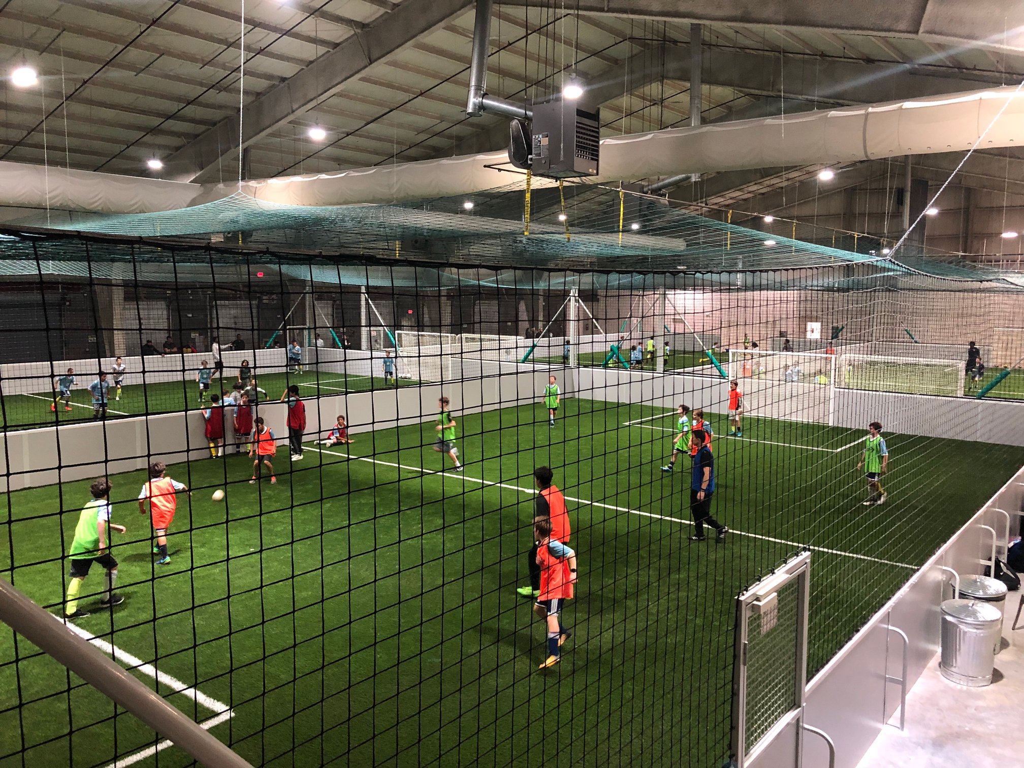 Have a look inside: our brand new soccer center in Rockville